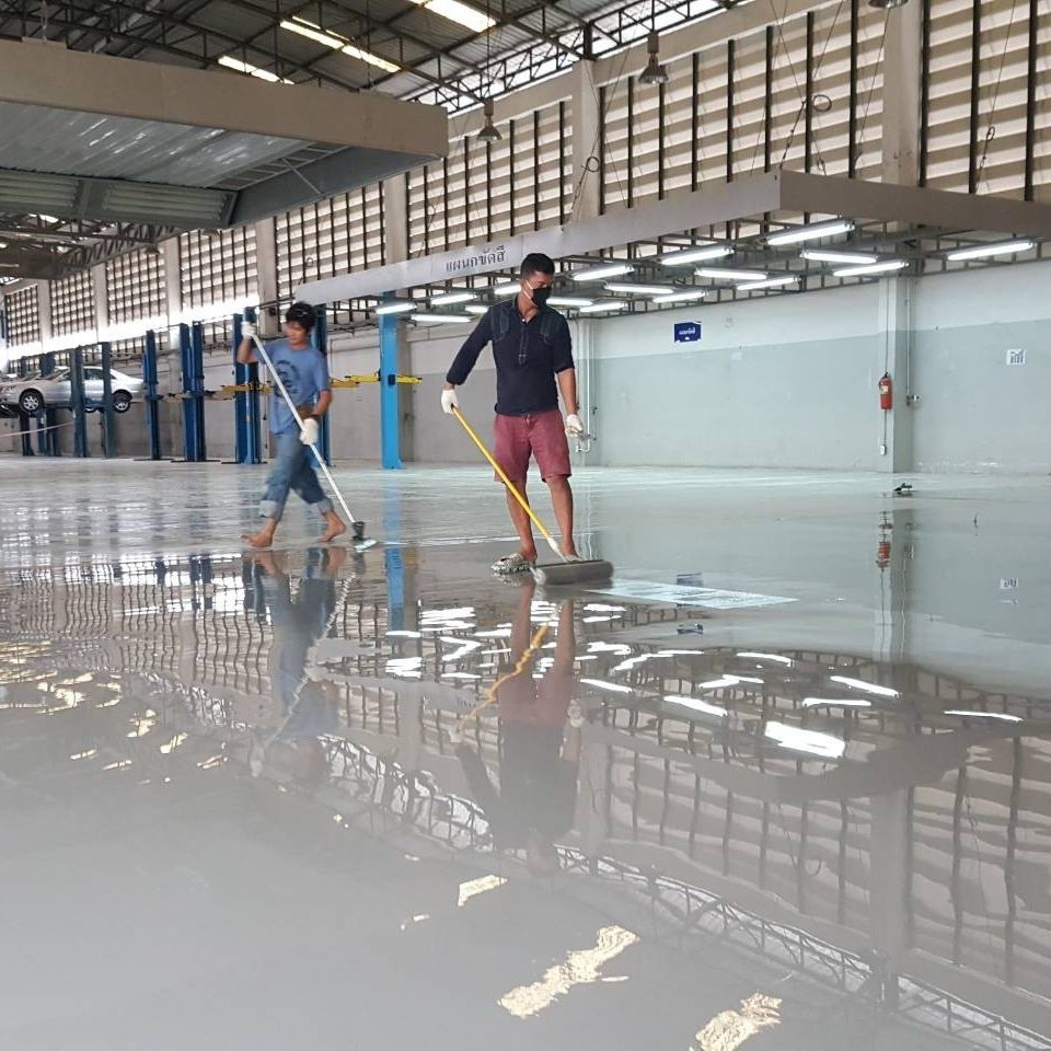 PU Floor System - TKI COTING - Pu Screed Coating for industrial floorings