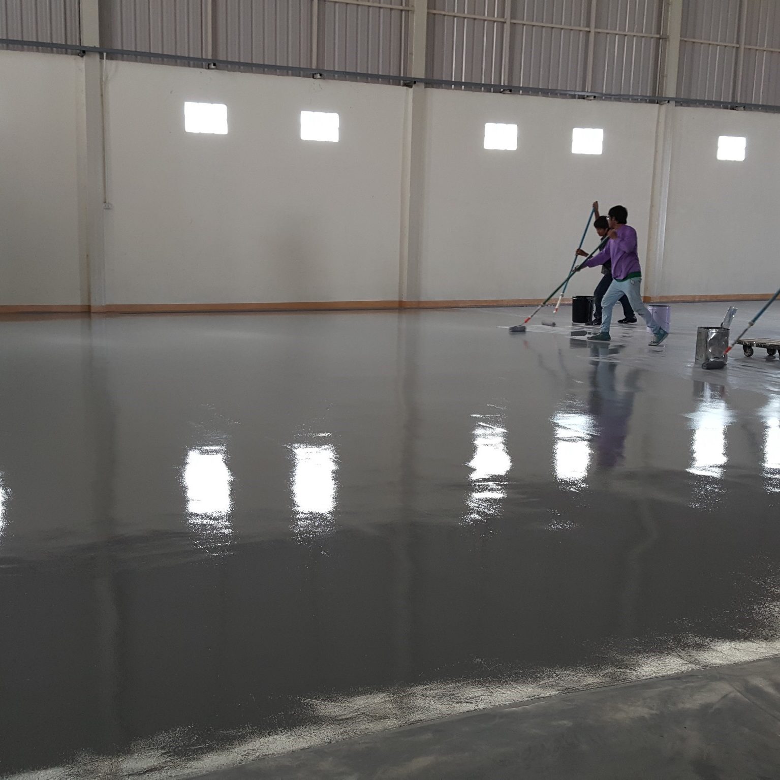 PU Floor System - TKI COTING - Pu Screed Coating for industrial floorings