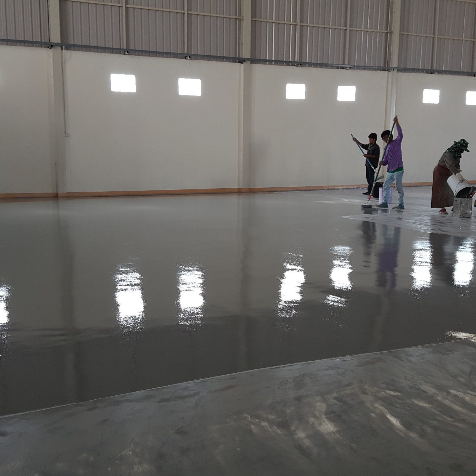 PU Floor System - TKI COTING - Pu Screed Coating for industrial floorings