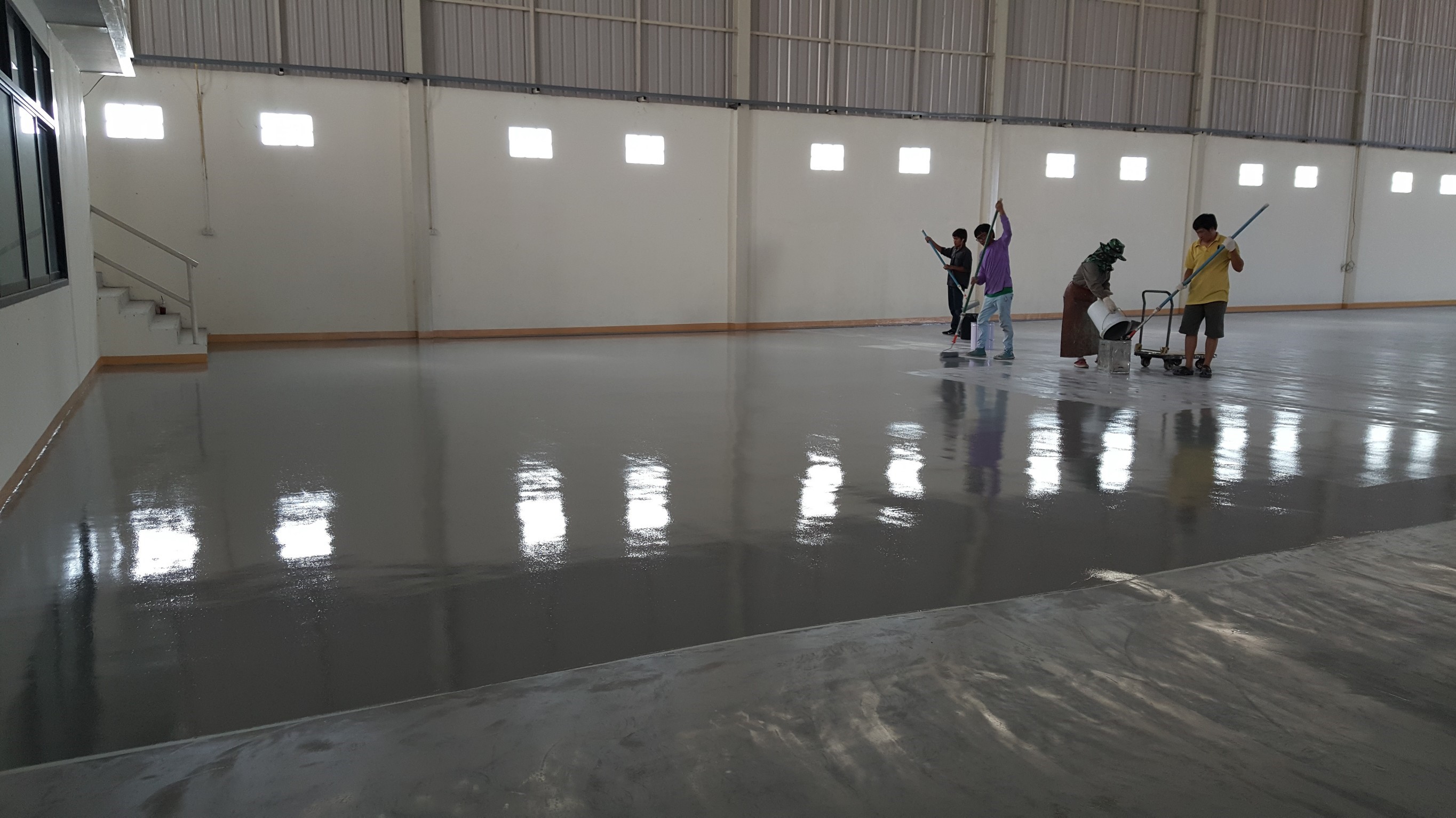 PU Floor System - TKI COTING - Pu Screed Coating for industrial floorings
