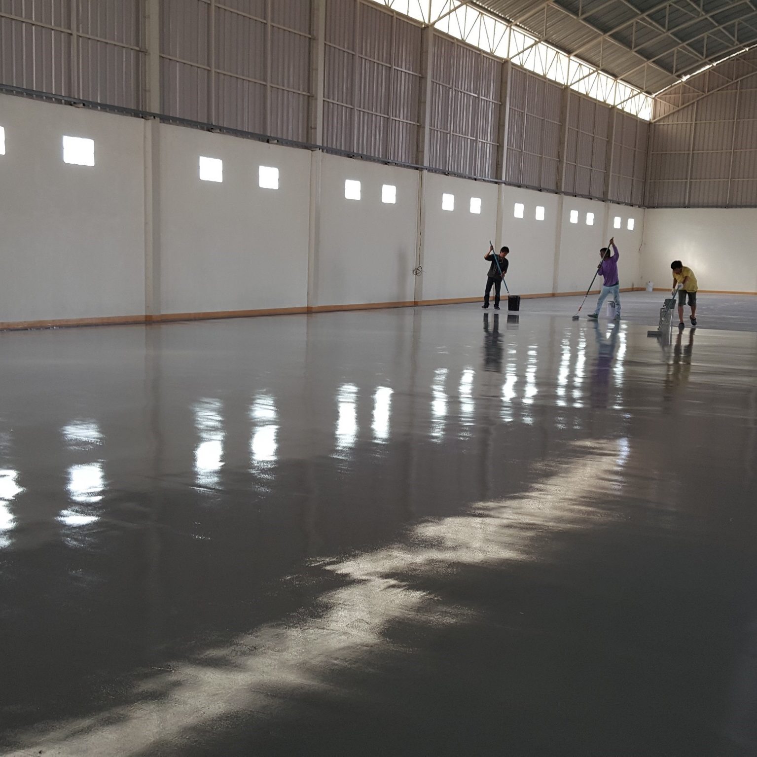 PU Floor System - TKI COTING - Pu Screed Coating for industrial floorings