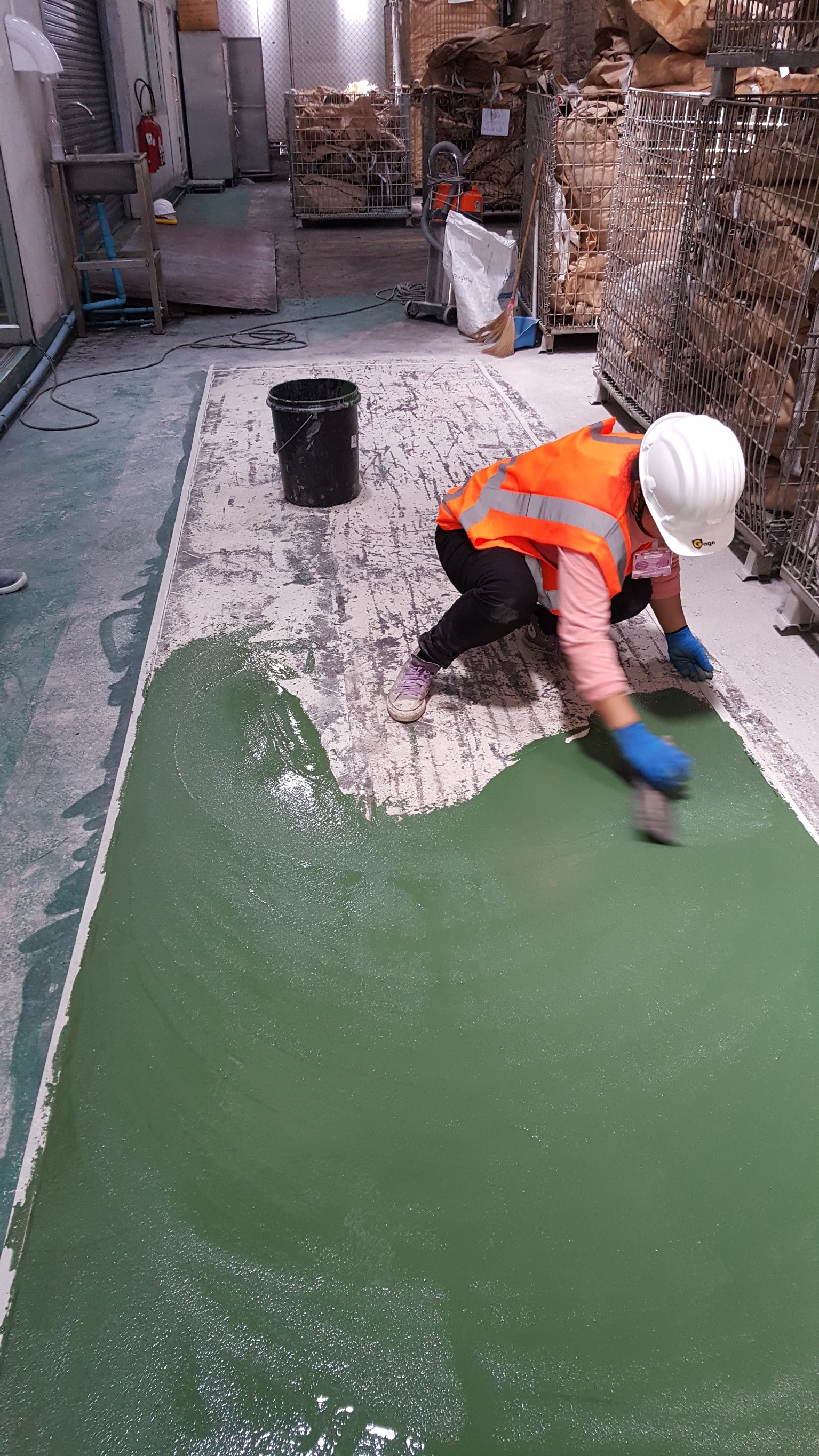 PU Floor System - TKI COTING - Pu Screed Coating for industrial floorings