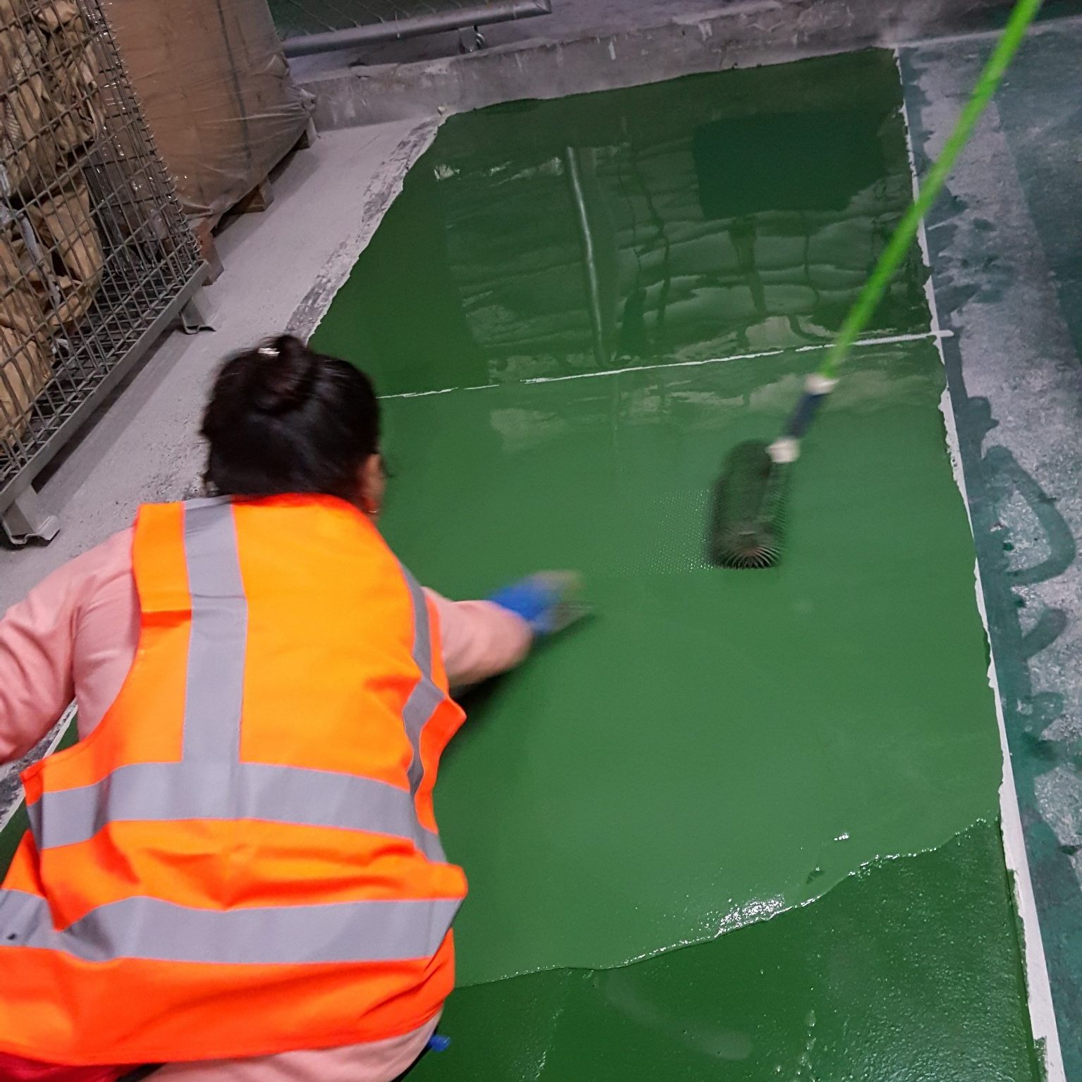 PU Floor System - TKI COTING - Pu Screed Coating for industrial floorings