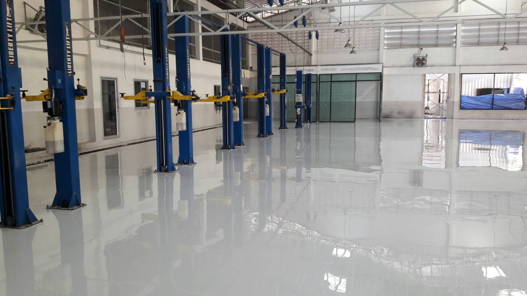 PU Floor System - TKI COTING - Pu Screed Coating for industrial floorings