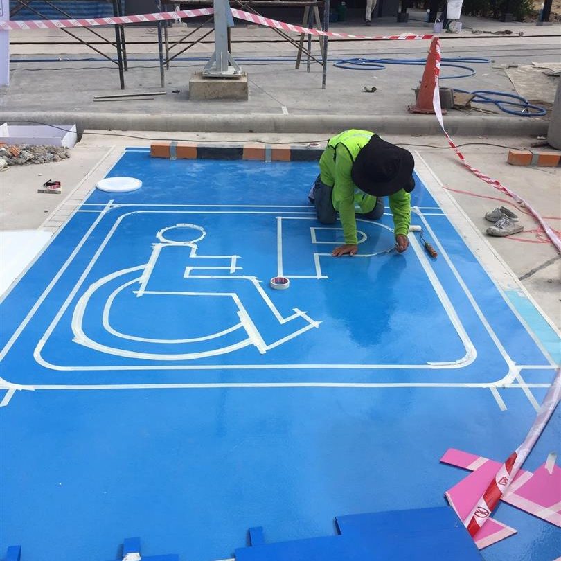 Parking Lot Flooring - TKI COATING - Epoxy floor Coating installation ...