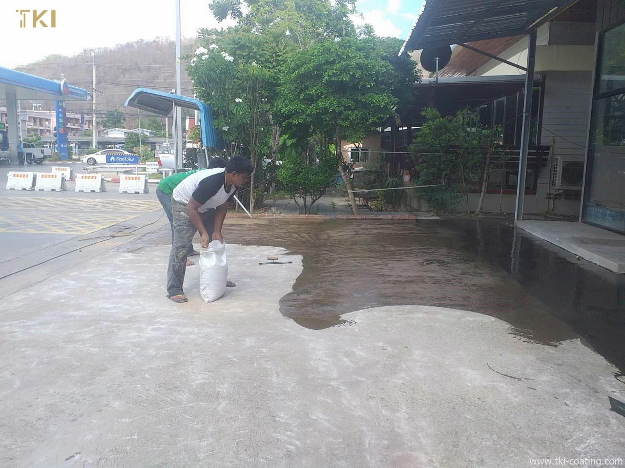 งานทำพื้น PU Coating - TKI COATING - รับติดตั้งพื้น Epoxy อีพ็อกซี่ ...